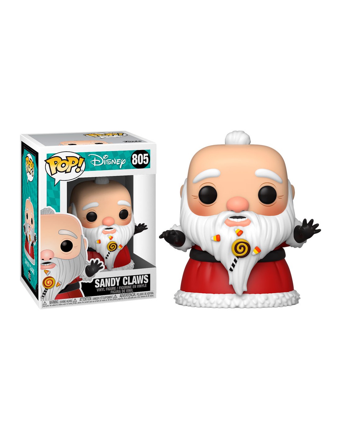 FUNKO POP! Disney Pesadilla Antes de Navidad Sandy Claws | Tienda Funko ...