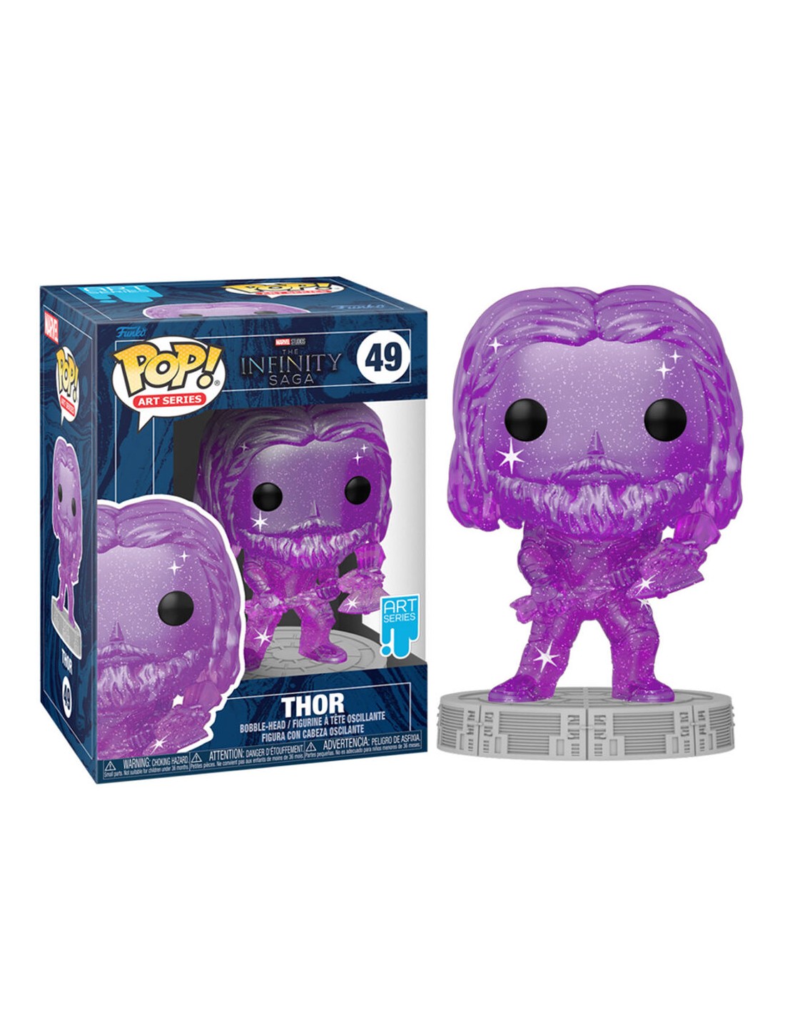 FUNKO POP! Marvel Infinity Saga Art Thor Purple | Tienda Funko Pop! Oficial