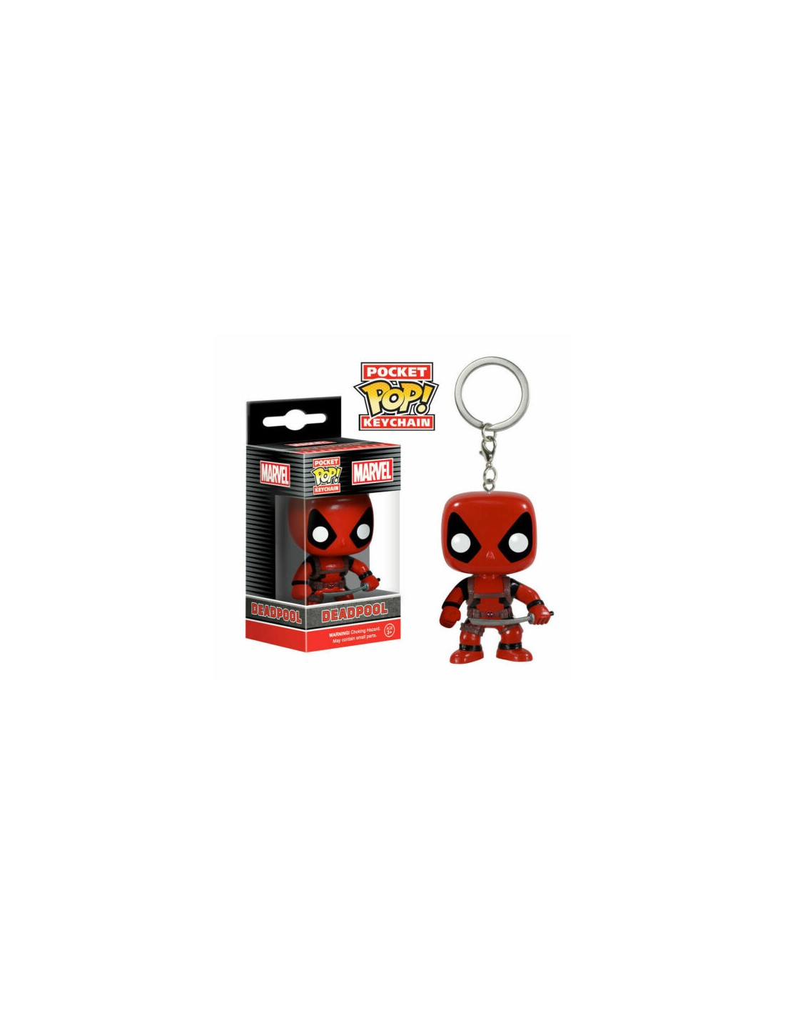 Llavero POCKET POP! Marvel Deadpool | Funko Pop! Marvel Originales
