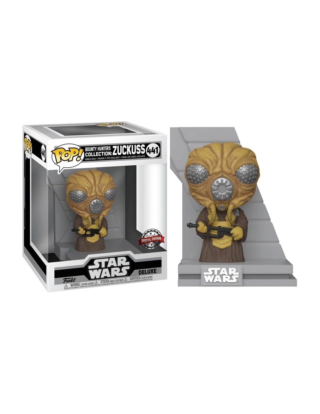 FUNKO POP! Star Wars Bounty Hunter Collection Zuckuss Special Edition ...