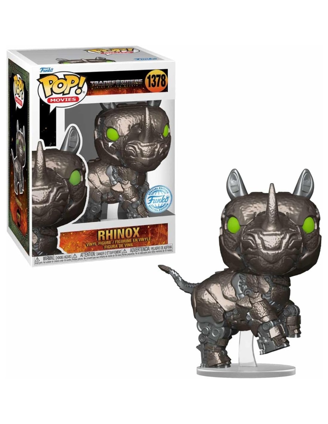 FUNKO POP! Transformers Rise of The Beast Rhinox Special Edition (1378 ...